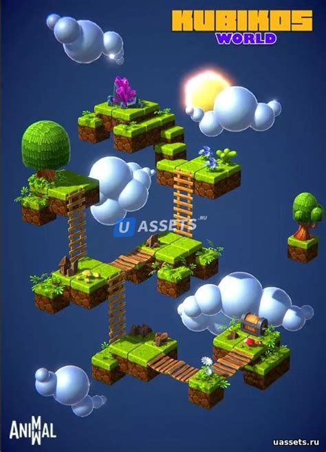 kubikos 3d cube world uassets ru всё для unity и unreal engine
