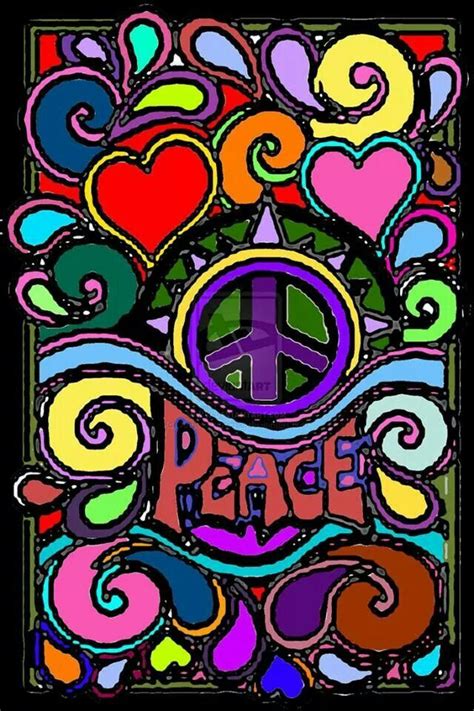 ☮ American Hippie Art ☮ Peace Sign … Peace Sign Art Peace Art