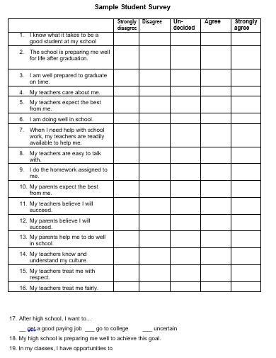 19 school survey templates in pdf xls doc free and premium templates