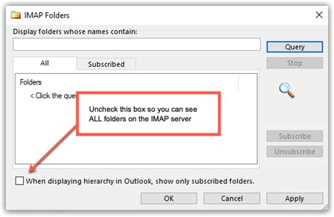fix slow outlook imap folder synchronization issues knowledgebase