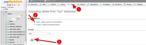 how to backup or restore mysql database in phpmyadmin