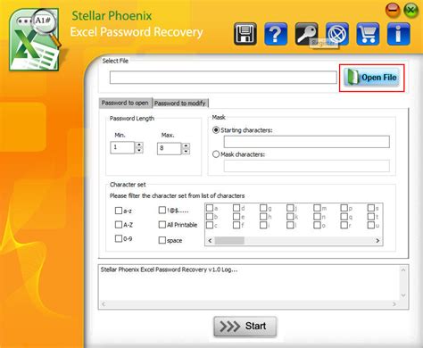 recovers lost or forgotten excel file password for free