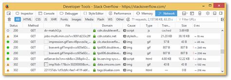 speeding up stack overflow page loads due to requests