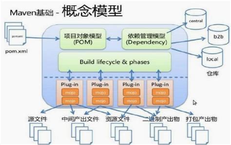 899~900 Maven 指令的生命周期，概念模型图 Ja不会va 博客园