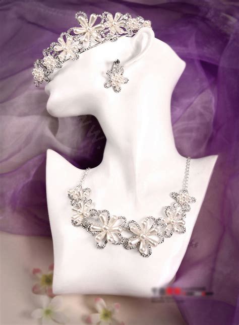 Buy Wholesale Elegant Bride Pearl Flower Rhinestone Crystal Bridal Hair