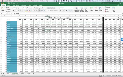 excel transposing a timeserie of all countries stack