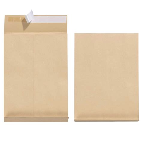 Faltentaschen Versandtaschen B4 250 X 353 X 40mm 130g M² Haftklebend