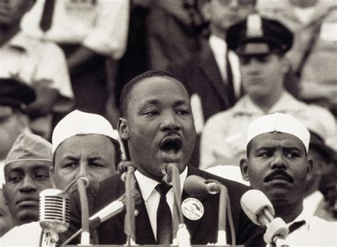 Martin Luther King During The March On Washington Martin Luther King
