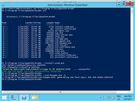 windows server 2012 r2 install openssh server world