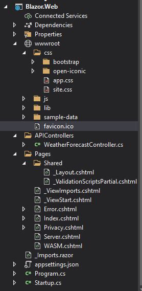 building a blazor wasm and server all in one solution codeproject