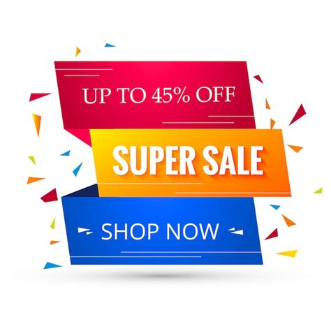 Premium Vector Super Sale Banner Design Vector Illustration