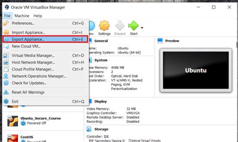 how to use ova files with virtualbox