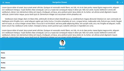 winforms navigation drawer control sidebar menu syncfusion