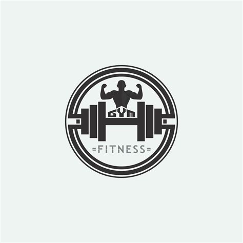 Fitness Logo Design Vector Illustrationicon 24359010 Vector Art At Vecteezy