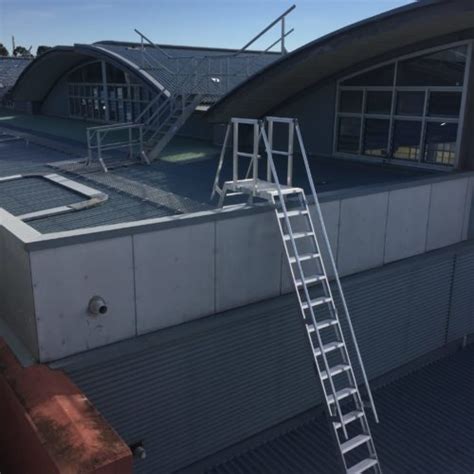 fixed access ladders design and install skyhooks difficult access team