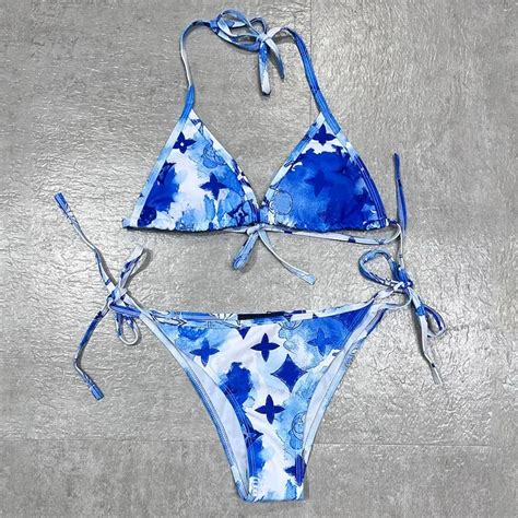 Womens Sexy Clear Strap Star Shape Bikini Set Swimwear Bathing Suit