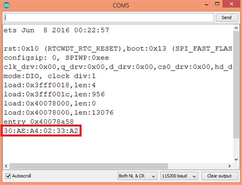 esp32 arduino getting the bluetooth device address