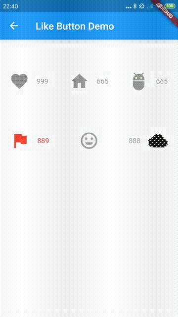 top flutter social media packages for reaction button hashtag