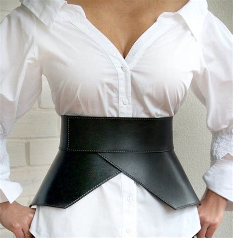 Wide Waist Belt Leather Corset Belt For Women Waist Cincher Etsy