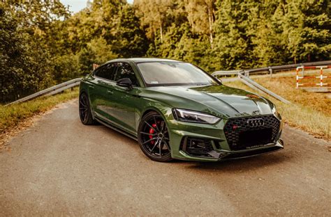 Audi Rs5 B9 Green Concaver Cvr4 Wheel Wheel Front