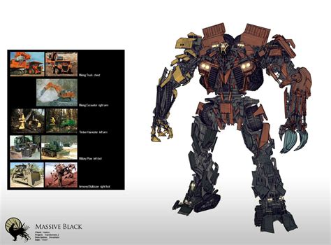Original Devastator Constructicon Combiner Concept Art By Massive