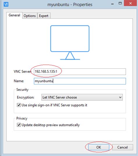 installing gui and vnc on ubuntu server