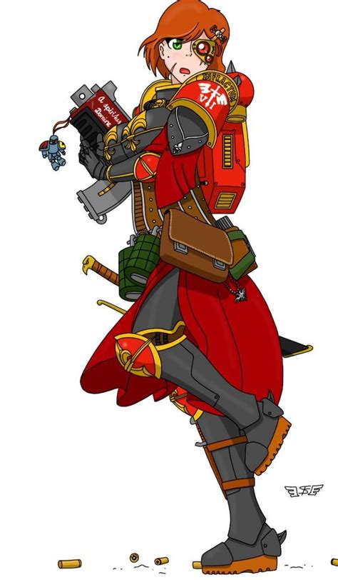 Sister Of Battle With Bolter By Techmaguskhobotov On Deviantart