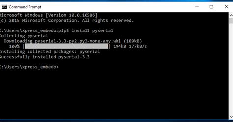 serial communication using python embedded laboratory