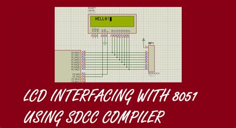 interface 16x2 lcd with 8051 microcontroller at89c51 open source images