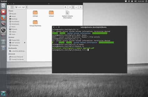 command line can cd into folder but i can t see it with