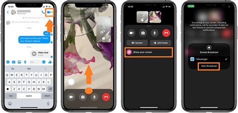 How To Share Your Screen In Facebook Messenger Video Call Ios And Android