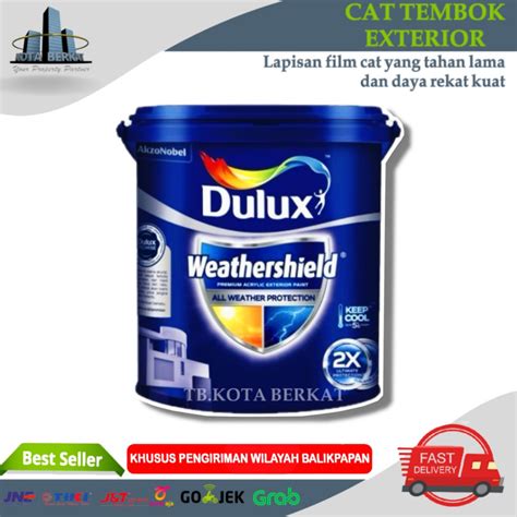 Jual Dulux Weathershield Dualshield Cat Tembok Eksterior 20l Shopee