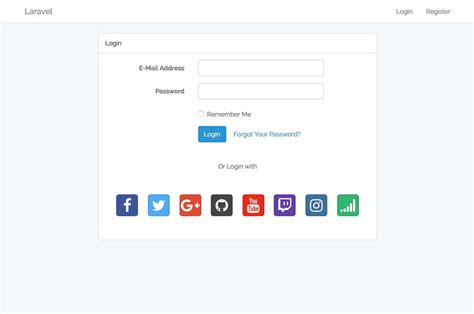 laravel auth made with laravel