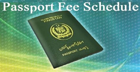 Passport Fee September 2024 Pakistan Fee Schedule Normal Urgent