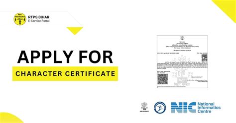 Issuance Of Character Certificate Rtps Bihar
