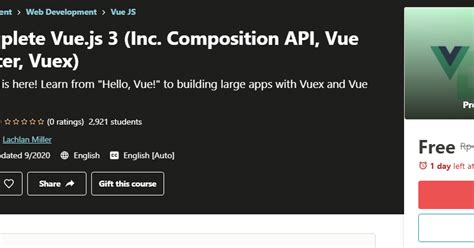 free complete vue js 3 inc composition api vue router vuex ~ e