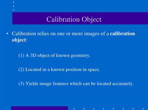 Ppt Camera Calibration Powerpoint Presentation Free Download Id 317704