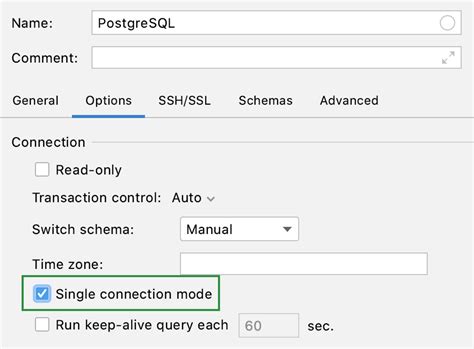 configure database connections jetbrains rider
