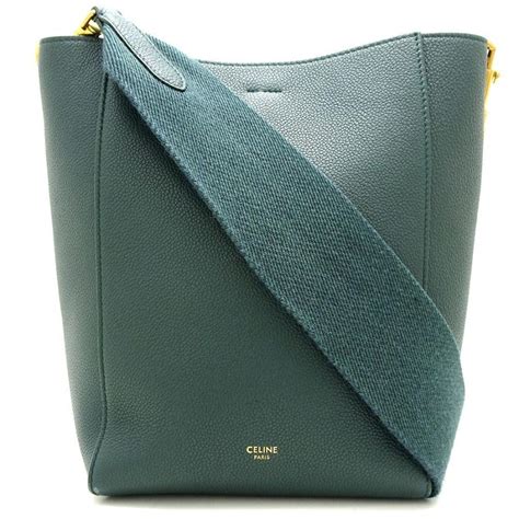 セリーヌ Celine 189303ah4 31an サングル バスケットスモール カーフ アマゾン ショルダーバッグ 050824【中古
