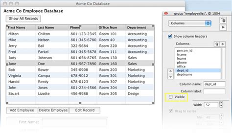 using databases in livecode
