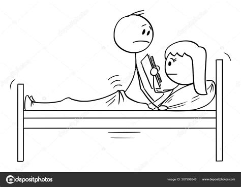 Vector Cartoon Illustration Of Heterosexual Couple Of Man And Woman