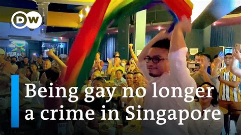 Singapore Repeals Ban On Gay Sex Dw News Youtube