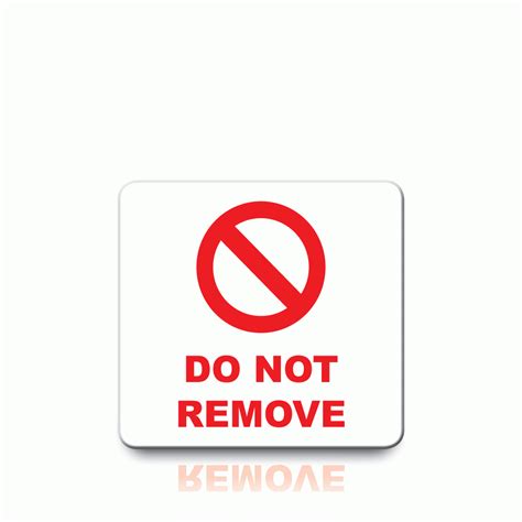 buy do not remove labels plug marking stickers