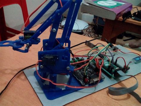 lukisan sistem robot lengan historyploaty