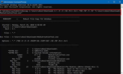 how to exclude files and folders with robocopy in windows 10