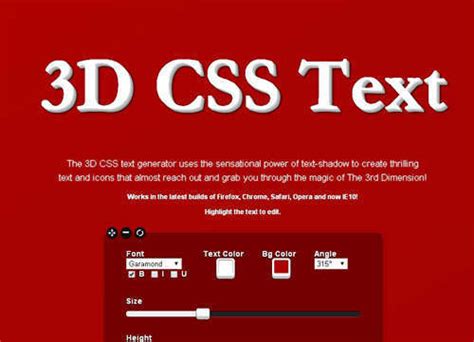 css font drop shadow generator tactic
