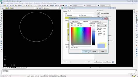 autocad complete course autocad hatch and gradients tool tutorial