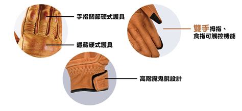 【astone】la70防摔手套 咖啡 牛皮皮革 Keeper騎士合作社