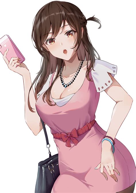 Yukiaka Kanojo Okarishimasu Mizuhara Chizuru Cleavage Dress Pantyhose