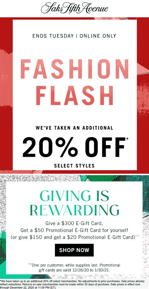 Extra 20 Off Online At Saks Fifth Avenue Saksfifthavenue The